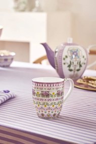 Pip Studio Lily &amp; Lotus hrnek XL 440ml, lila (Porcelánový hrnek)