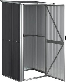 Zahradní kůlna antracitová 118,5x97x209,5 cm pozinkovaná ocel 150901
