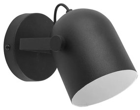 TK LIGHTING Nástěnné bodové svítidlo - SPECTRA 2609, 230V/15W/1xE27, černá/bílá