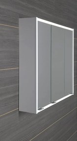 Sapho, BATU zrcadlová galerka 80x71x15 cm, 2x LED osvětlení, bílá, 1141131
