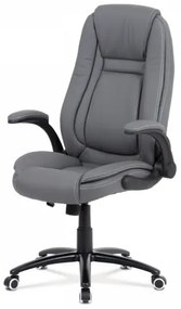 Kancelářské křeslo kancelářská židle šedá, houpací, KA-G301 GREY