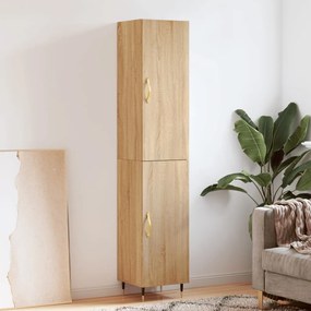 Skříň highboard dub sonoma 34,5 x 34 x 180 cm kompozitní dřevo
