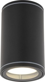 TK Lighting Černé stropní svítidlo Flare 63mm pro žárovku GU10 TK10583