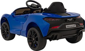 Ramiz Elektrické autíčko McLaren Artura pro děti modré + pohon 4x4 + dálkové ovládání + plynulý start + EVA kola + audio LED