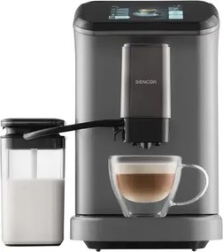 SENCOR SES 8500BK šedá / Automatický kávovar / 1350W / 20 bar / 1.5 l