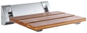 Aqualine Sprchy - Sprchové sedátko sklopné 32x23 cm, bambus AE236
