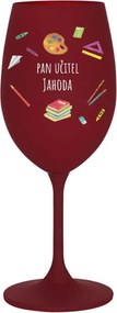 Personalizovaná sklenice pro paní učitelku/pana učitele (pomůcky)