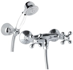 Mereo Mereo, Sprchová nástěnná baterie, Retro Viktorie, s příslušenstvím, chrom, CBL601