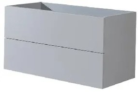 Mereo Aira - Umyvadlová skříňka 1008x528x465 mm, 2 zásuvky, šedá CN732S