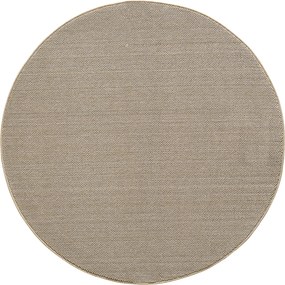 Ayyildiz, Kusový koberec Loom 4300 Beige kruh, 200x200 (průměr) kruh, béžová, obývací pokoj