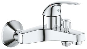 Grohe BauCurve - Vanová baterie, chrom 23599000