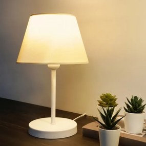 Stolní lampa AYD 1xE27/40W/230V bílá