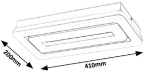 Rabalux 5648 - LED Stropní svítidlo ALANA LED/40W/230V bílá