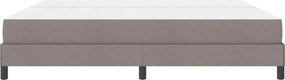 Postel s boxspringem Taupe 200 x 200 cm textil 3398518