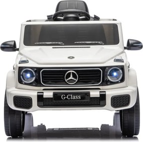 LEAN CARS Akumulátorové vozidlo Mercedes G 4x4 24 V 2580, bílé