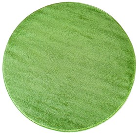 Kulatý koberec jednobarevný Portofino zelený Rozměr: průměr 200 cm