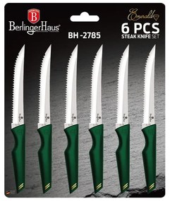 BERLINGERHAUS Sada steakových nožů nerez 6 ks Emerald Collection BH-2785