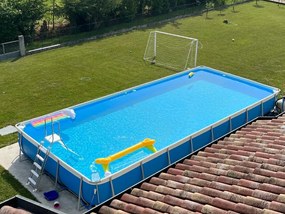 Technypools Bazénový set MEGA 1500 14,86 x 5,66 x 1,47 m (0417K) Barva: šedá