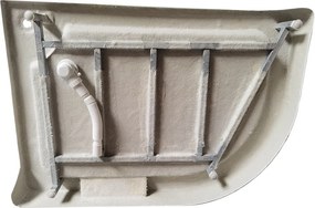 BPS-koupelny Hydromasážní box HYD-Michele 120 L, 120x85 levý bez sauny