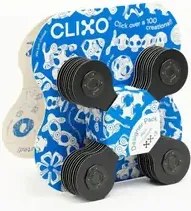 Clixo Designer Black  Grey Magnetická stavebnice / 9ks / od 4 let