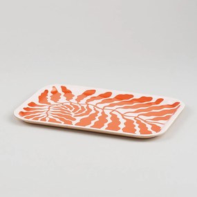 Wrap Ilustrovaný Tác Art Trays by Linnéa Andersson malý červený