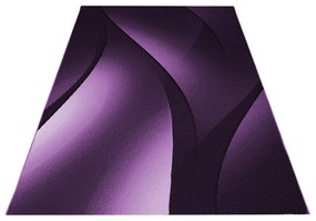 Ayyildiz, Kusový koberec Plus 8010 lila, 80x300, fialová, obývací pokoj