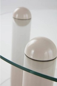 Skleněný kulatý odkládací stolek ø 48 cm Egan – Jotex
