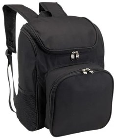 Piknikový batoh SUMMER pro 2 osoby - černý