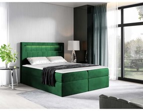 Kontinentální posteľ Ruletka, Rozměr postele: 200x200, Barva:: ekokůže Soft 029