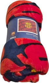 Velká coral fleece deka FC Barcelona - 150 x 200 cm
