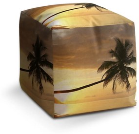 Sablio Taburet Cube Palma: 40x40x40 cm