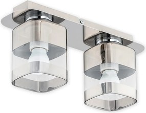Lemir Chrom chrom moderní stropní svítidlo nástěnný 2-bodový Led E27 1+1