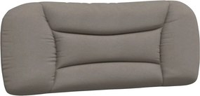 Postel s matrací Hvar taupe 100 x 200 cm textil 3208517