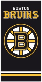 Hokejová bavlněná osuška NHL Boston Bruins - motiv Black - 100% bavlna - 70 x 140 cm - II. jakost