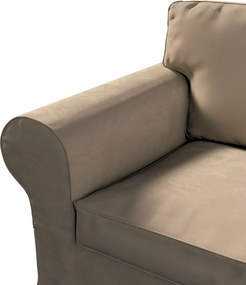 Potah na křeslo IKEA Ektorp barva béžová látka lesklé, sametová