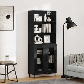 Vysoký bufet 2 ks Černý dub 69,5 x 32,5 x 180 cm 3403179