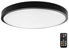 V-Tac LED Koupelnové stropní svítidlo se senzorem LED/24W/230V 4000K IP44 černá VT1671