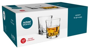 Altom Sada sklenic Henry 330 ml, 6 ks