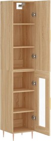 Skříň highboard dub sonoma 34,5 x 34 x 180 cm kompozitní dřevo 3199036