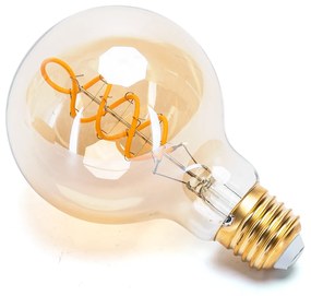 LED filament žárovka G80 E27 4W 1800K 280 lm