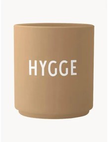 Designový pohárek's nápisem Favourite HYGGE