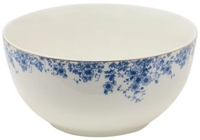 Porcelánová miska s modrými květy Blue Flowers - Ø 14*7 cm / 500ml