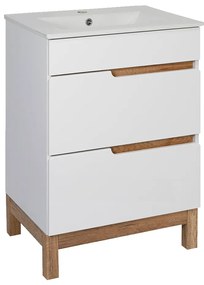 Comodo Koupelnová skříňka s keramickým umyvadlem Spok 60-2Z