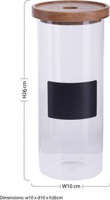 Skleněná dóza na potraviny Tromso – Premier Housewares