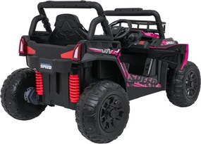 Elektrické terénní autíčko UTV LIFT růžové