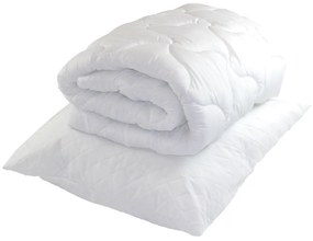 TOP Set prošívaného polštáře a přikrývky 70x90 140x200 Duté vlákno Antialergenní