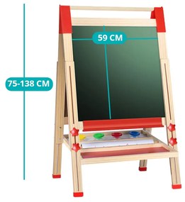 Oboustranná dřevěná hrací tabule