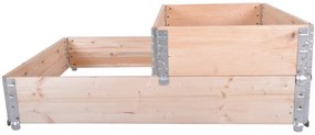 Rojaplast záhon vyvýšený SKLÁDACÍ 80x60cm dřevěný