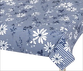 Bellatex Ubrus DITA Modrá,Bílá 100x100 cm