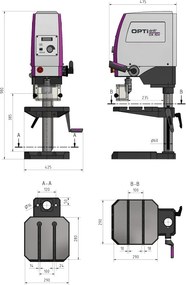 OPTIMUM Stolní vrtačka OPTIMUM® DX 15 V